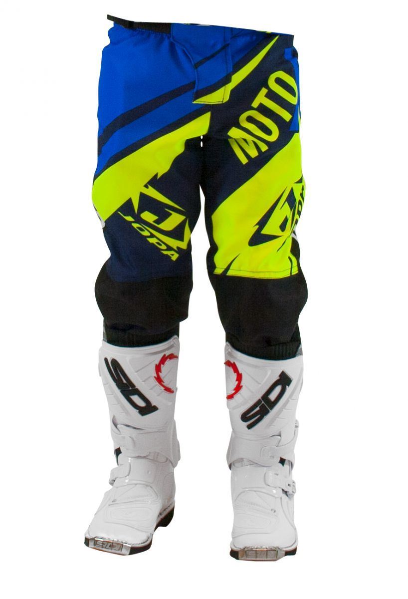 Jopa moto-x kleding set baby - Blauw / Geel Jopa moto-x kleding set ...