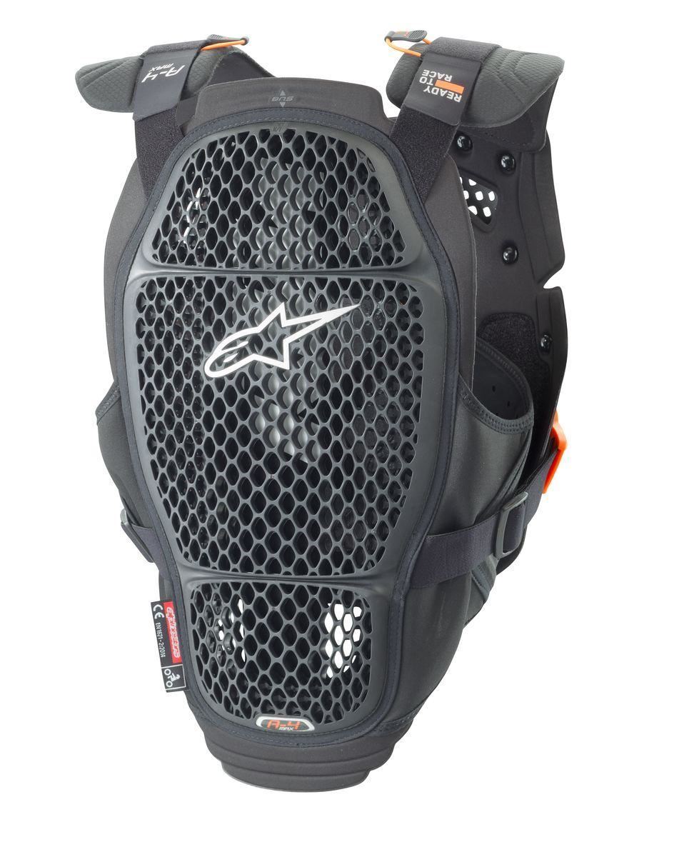 KTM A-4 MAX CHEST PROTECTOR Lightweight, ventilated body protector ...